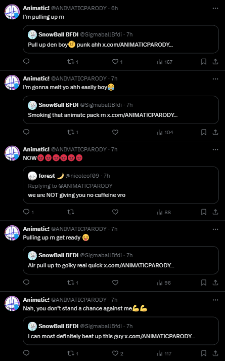 i want snowball and animatic to have a rap battle now | Fandom