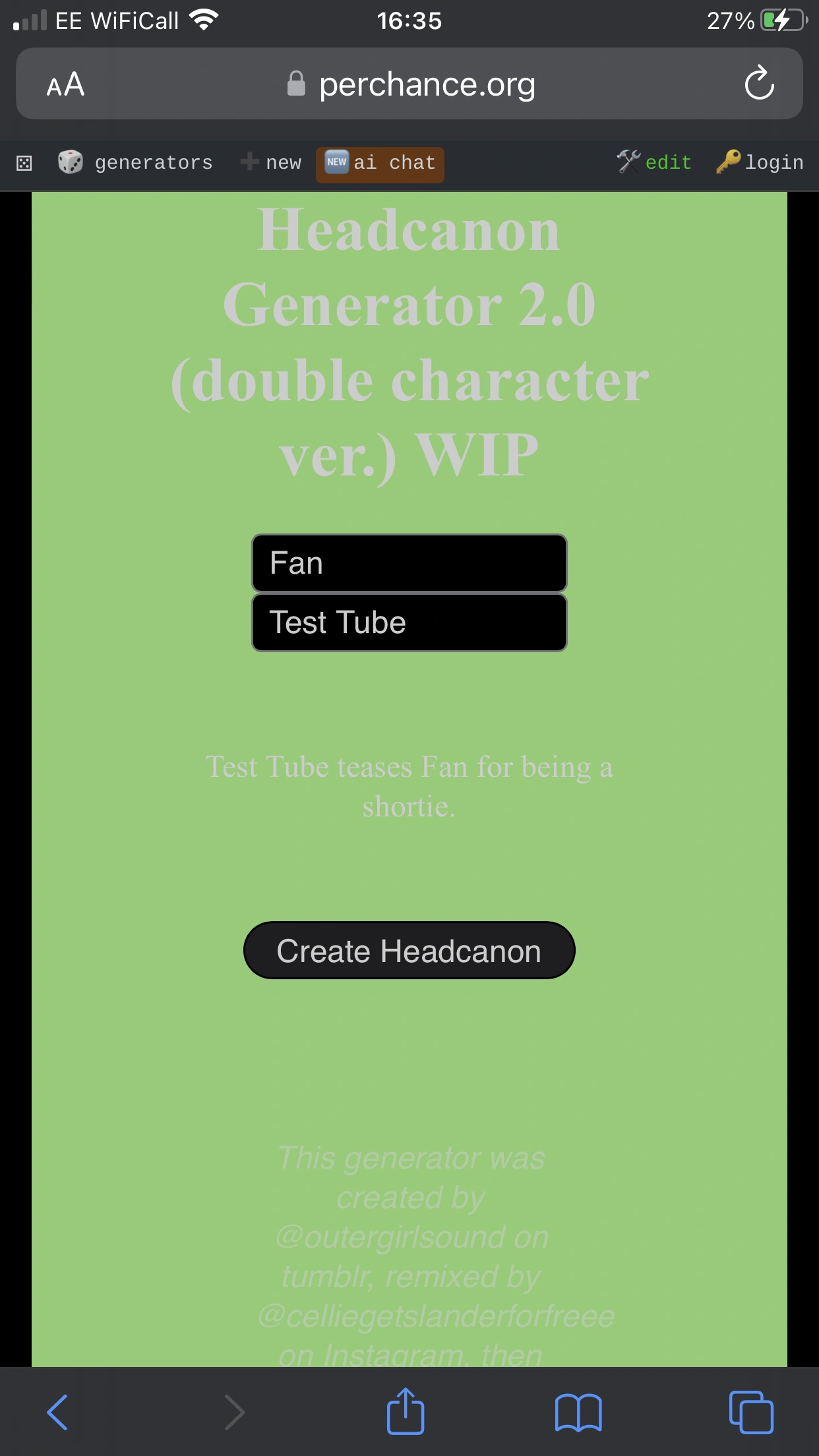 II headcanons :D | Fandom