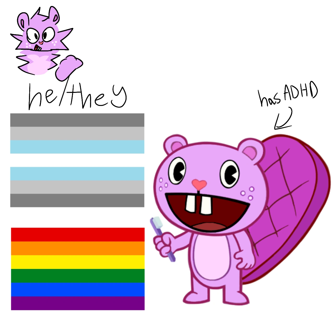 Lgbtq hc day 3: toothy | Fandom