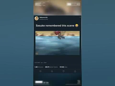 Sasuke remembered this scene | Fandom