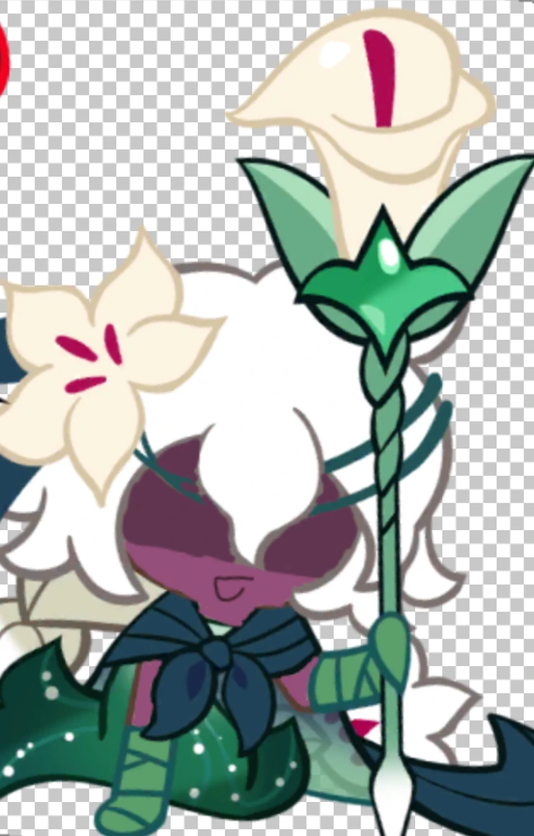 Made a new sprite for white lily cookie | Fandom