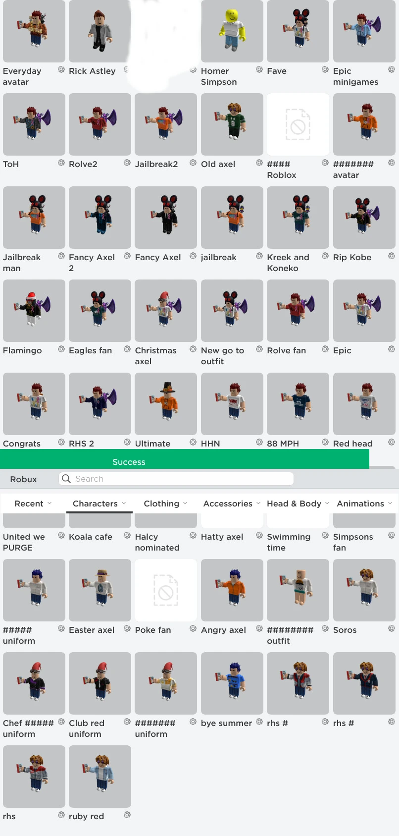 Every single Roblox avatar of mine... | Fandom
