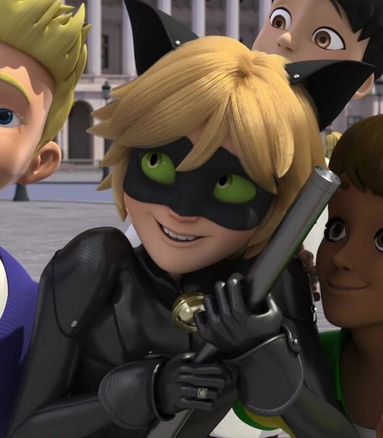 Chat noir smiling to brighten up your day | Fandom