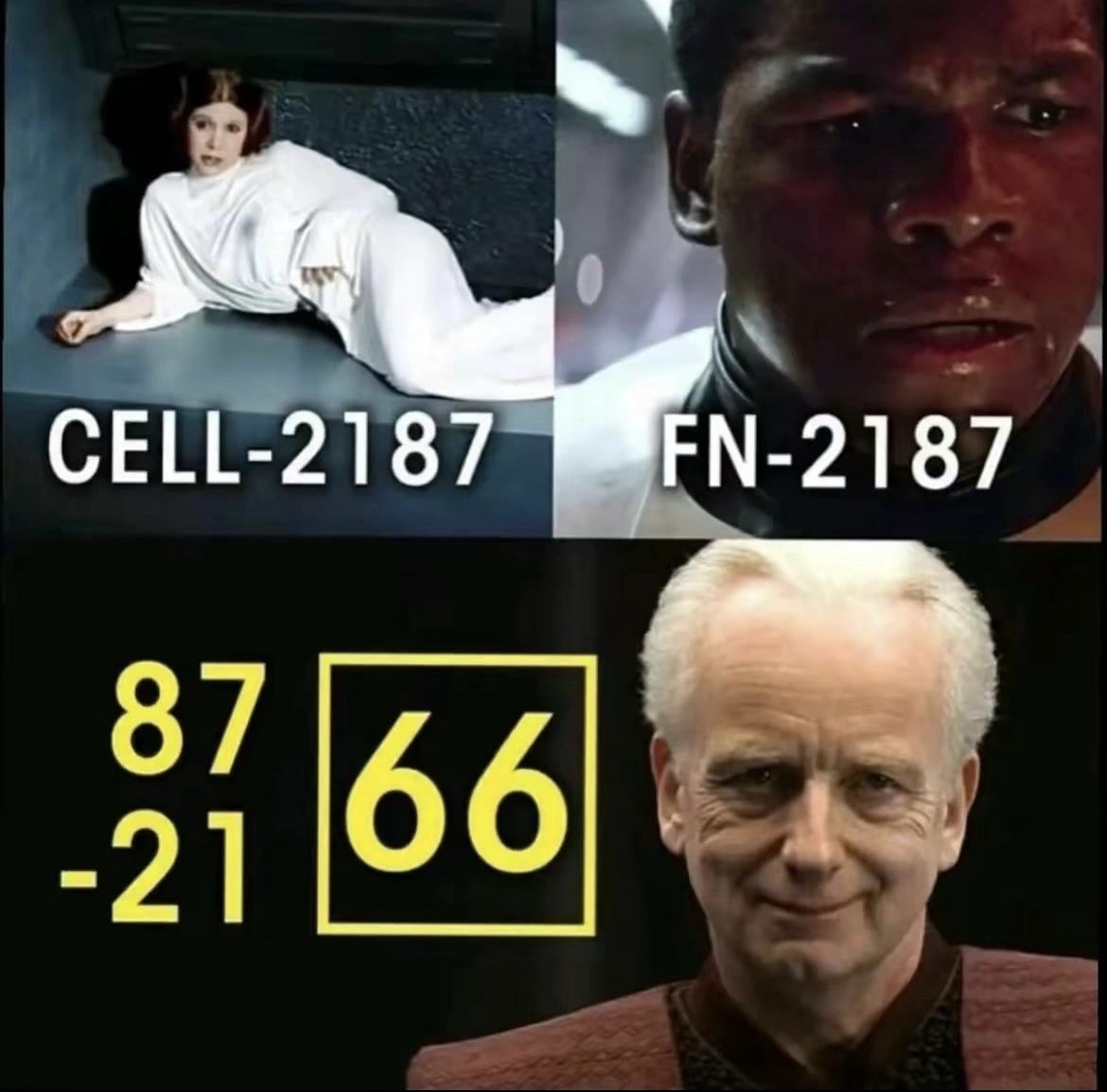 87 - 21 = 66 | Fandom