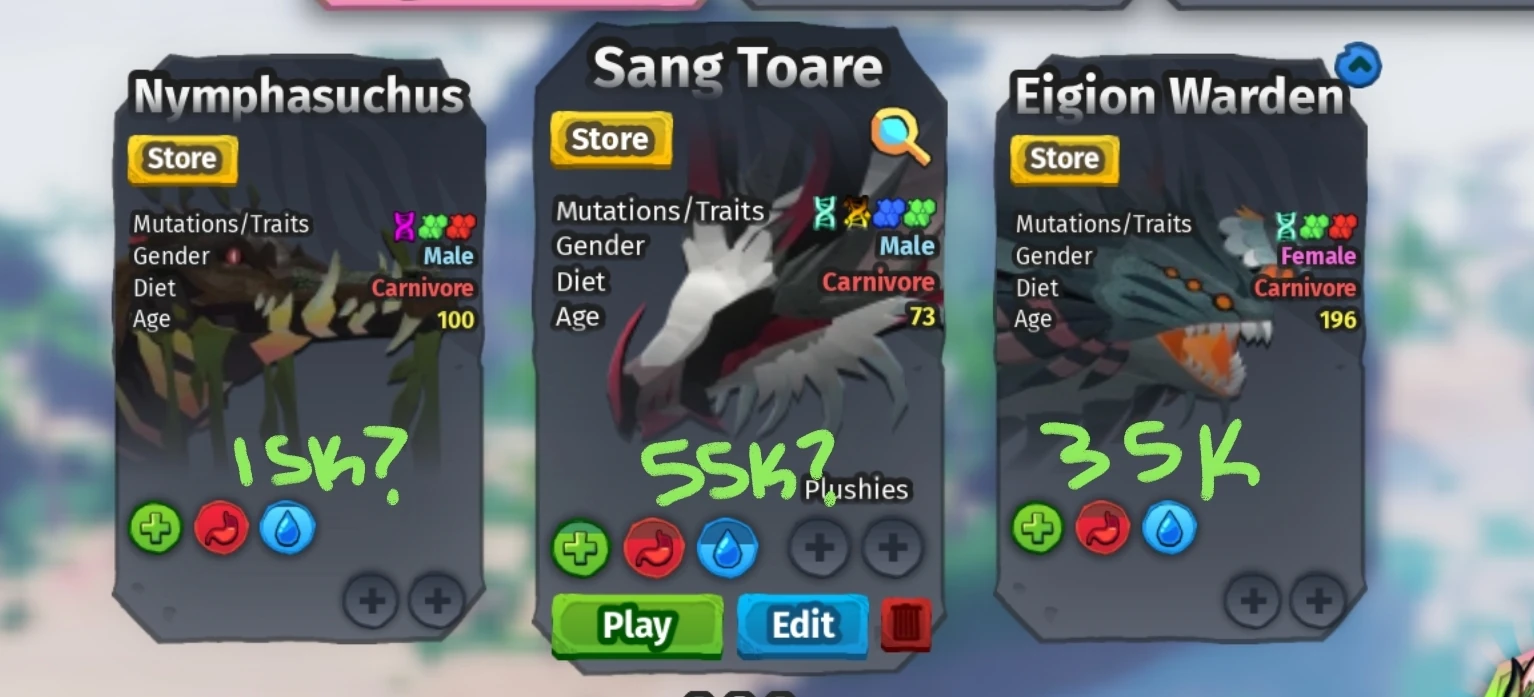 Selling muts (mostly ghosty) inquire about traits | Fandom