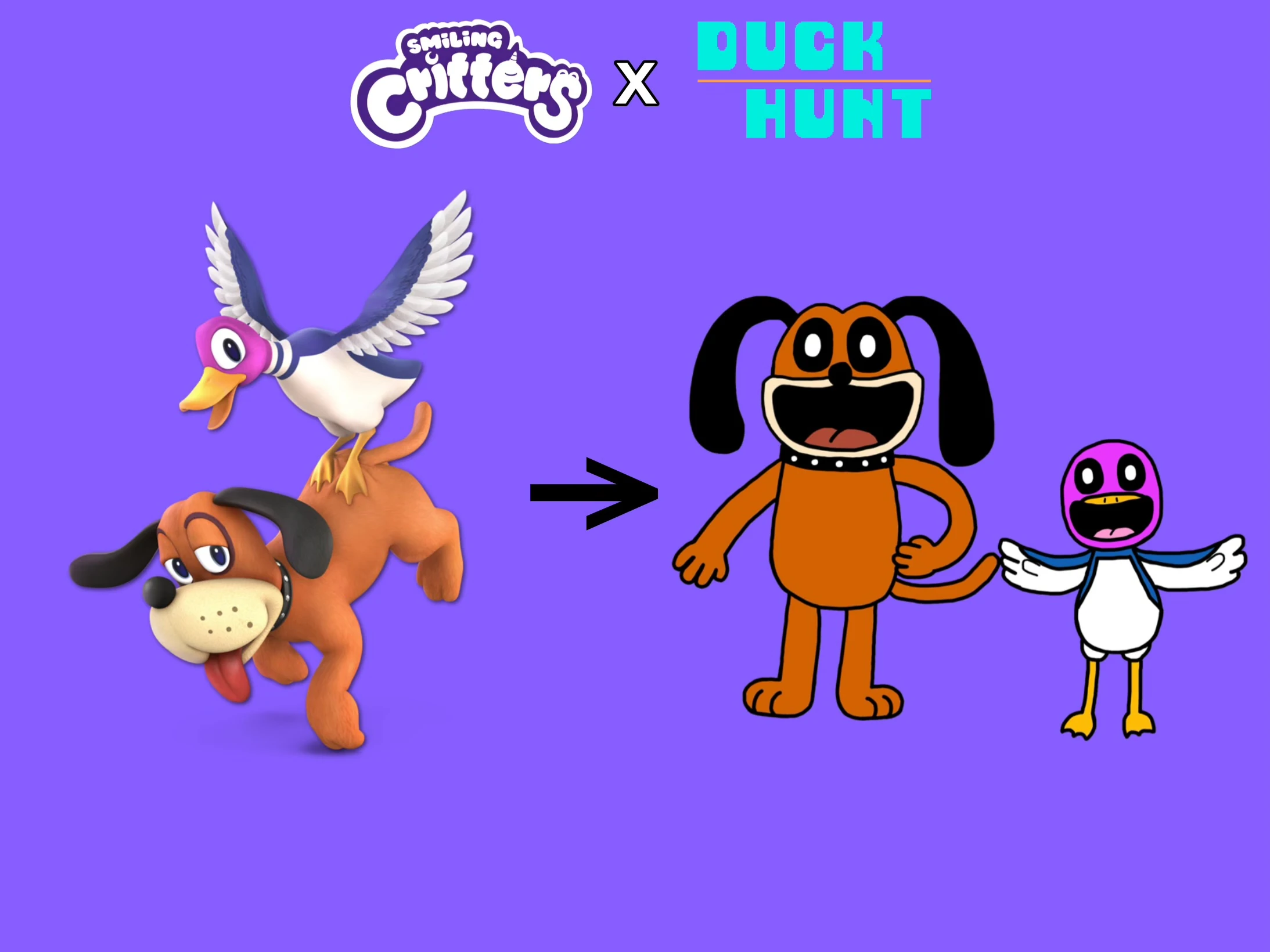 Duck Hunt as a Smiling Critter | Fandom