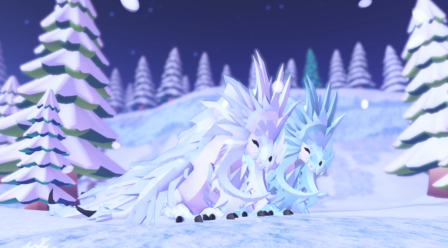 A pair of lovebirds cuddling in the snow | Fandom