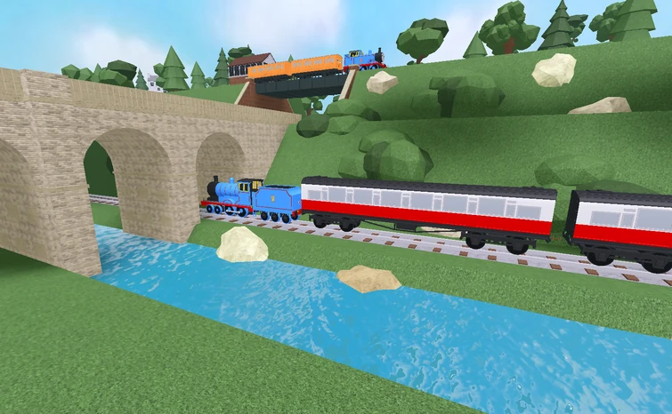 Passenger Trains on the three way road. | Fandom
