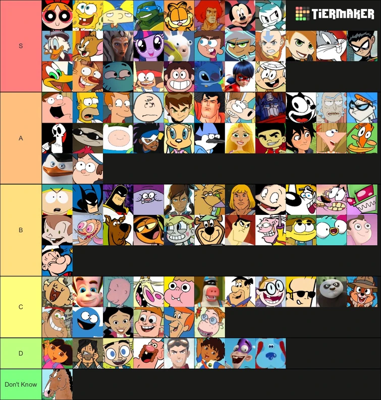 My cartoon hero tiger list | Fandom