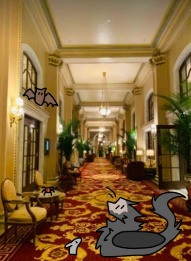 Drawing my Jot oc in backrooms ( level 5 ) any pings for next ones ...