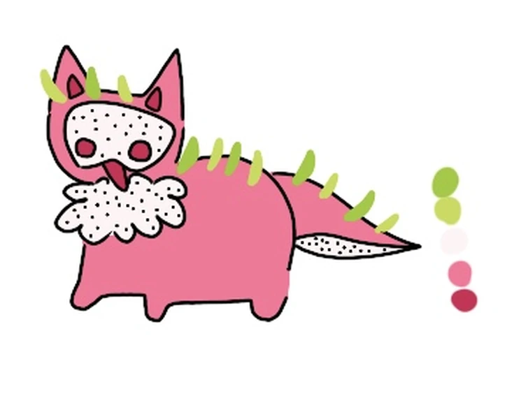 Random slimepup oc Theyre based off on the fruit dragon fruit | Fandom