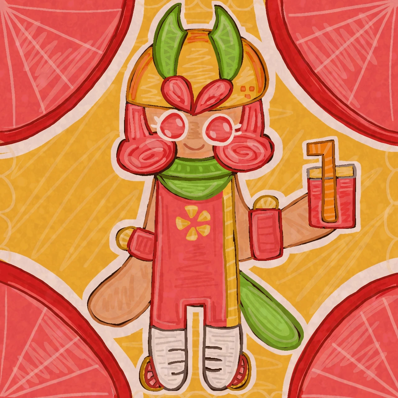 Grapefruit Cookie Art!! :D | Fandom