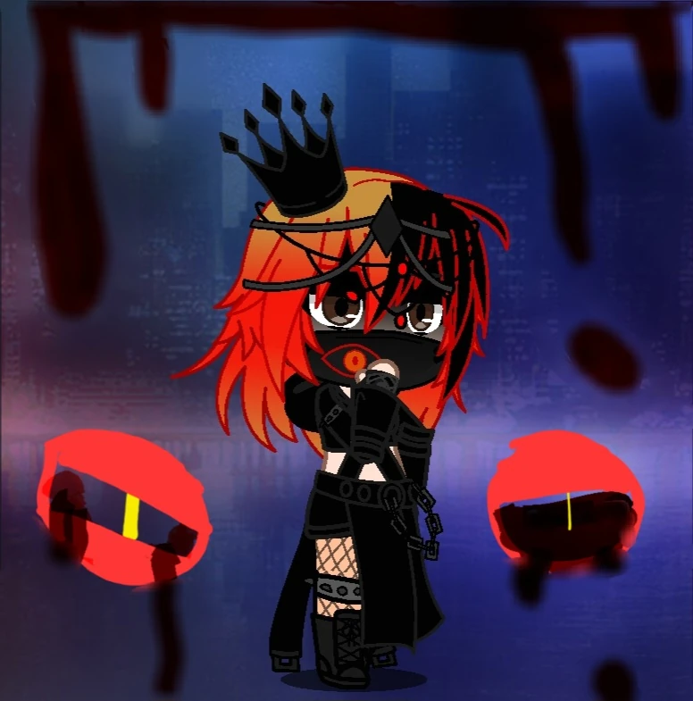 My picture that I have right now me in the wastelands oc crying eyes ...