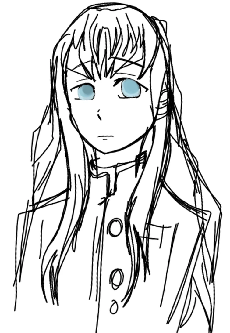 Some 4 minute muichiro drawing | Fandom