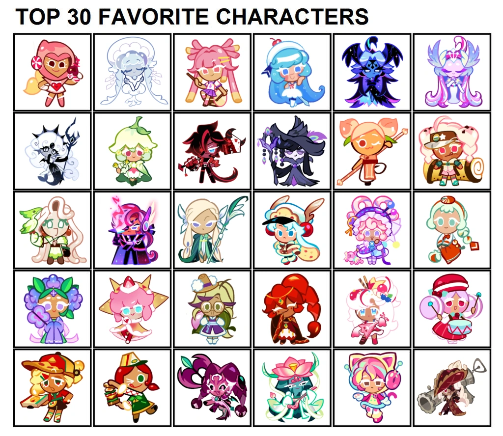 My top 30 favorite Cookie Run characters | Fandom