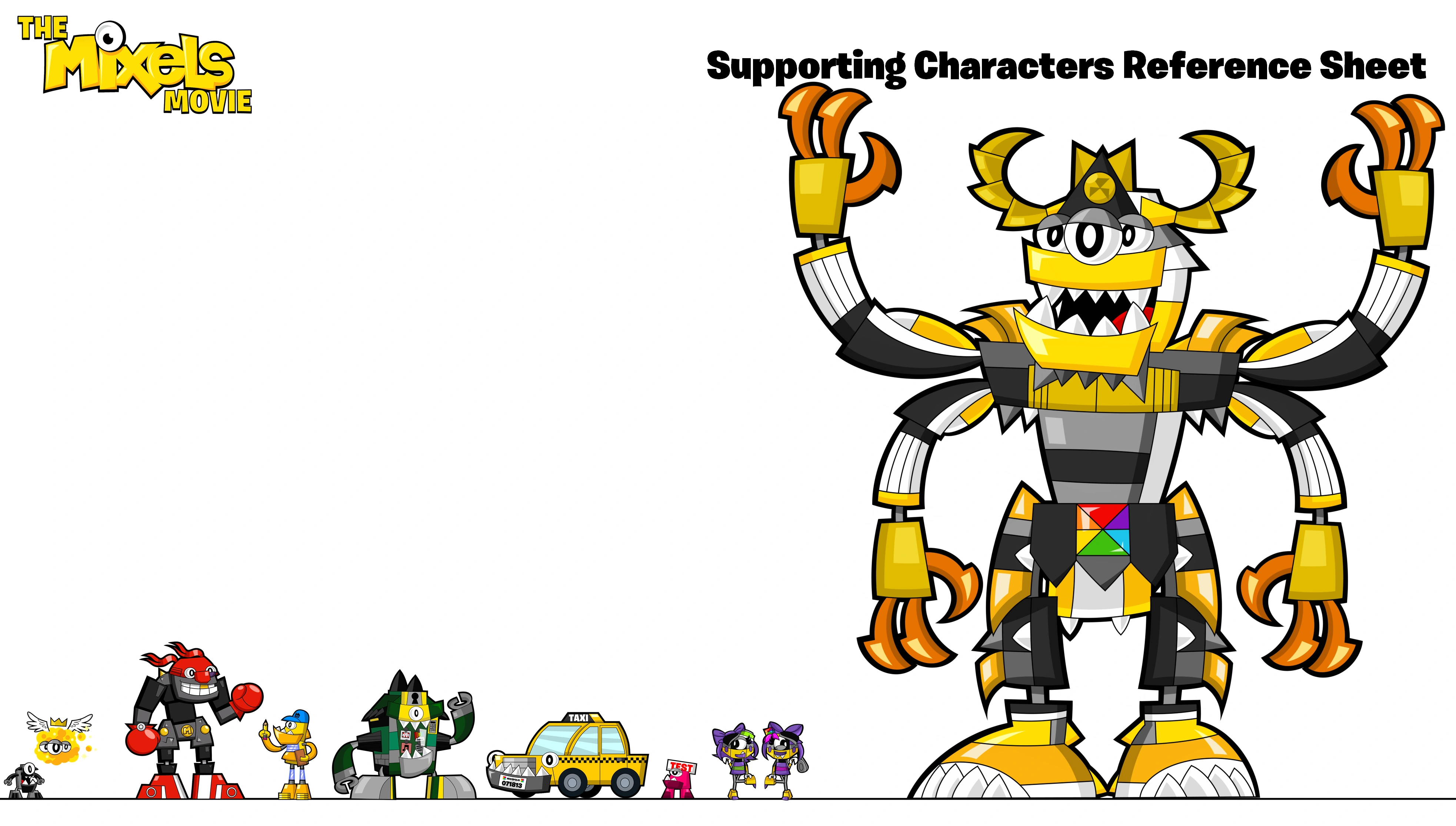 The Mixels Movie (Supporting Characters Reference Sheet) | Fandom