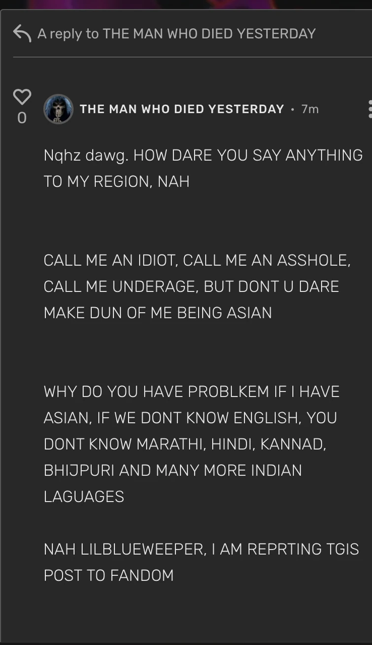 Bro has finally lost it | Fandom