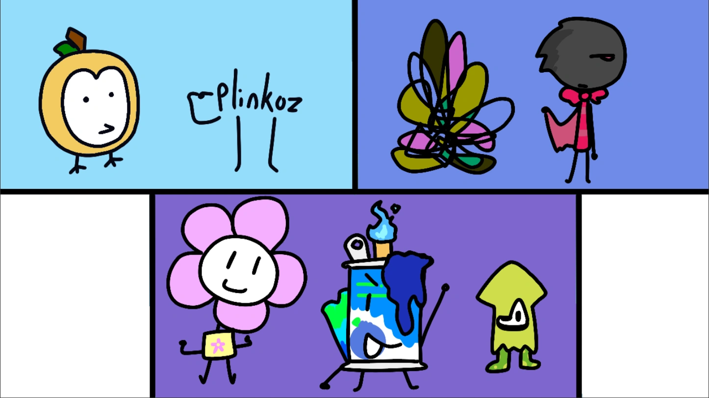 Bfdi Wikian VV 5: Blue hair and pronouns ( NOT IN REF TO BLUE APPLE ...