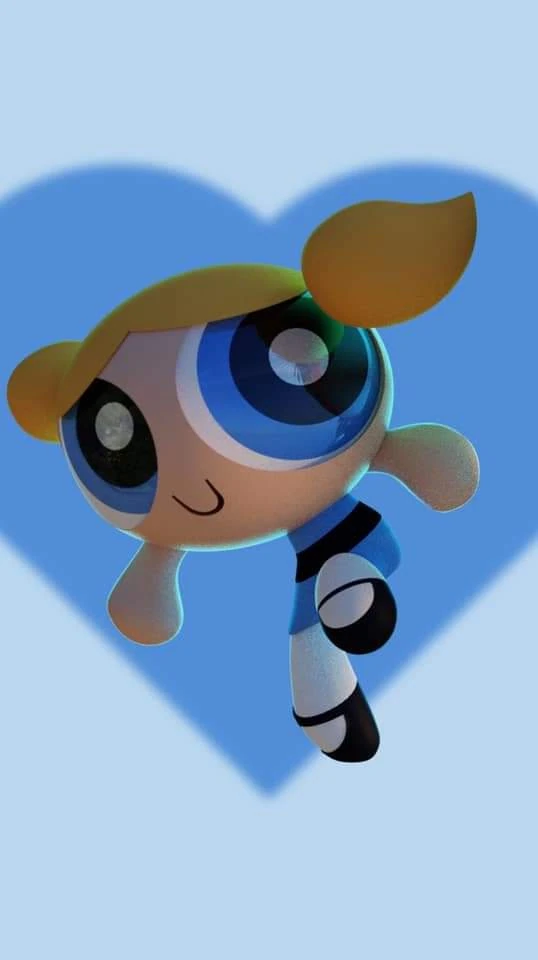 This is a cute wallpaper of Powerpuff girls | Fandom