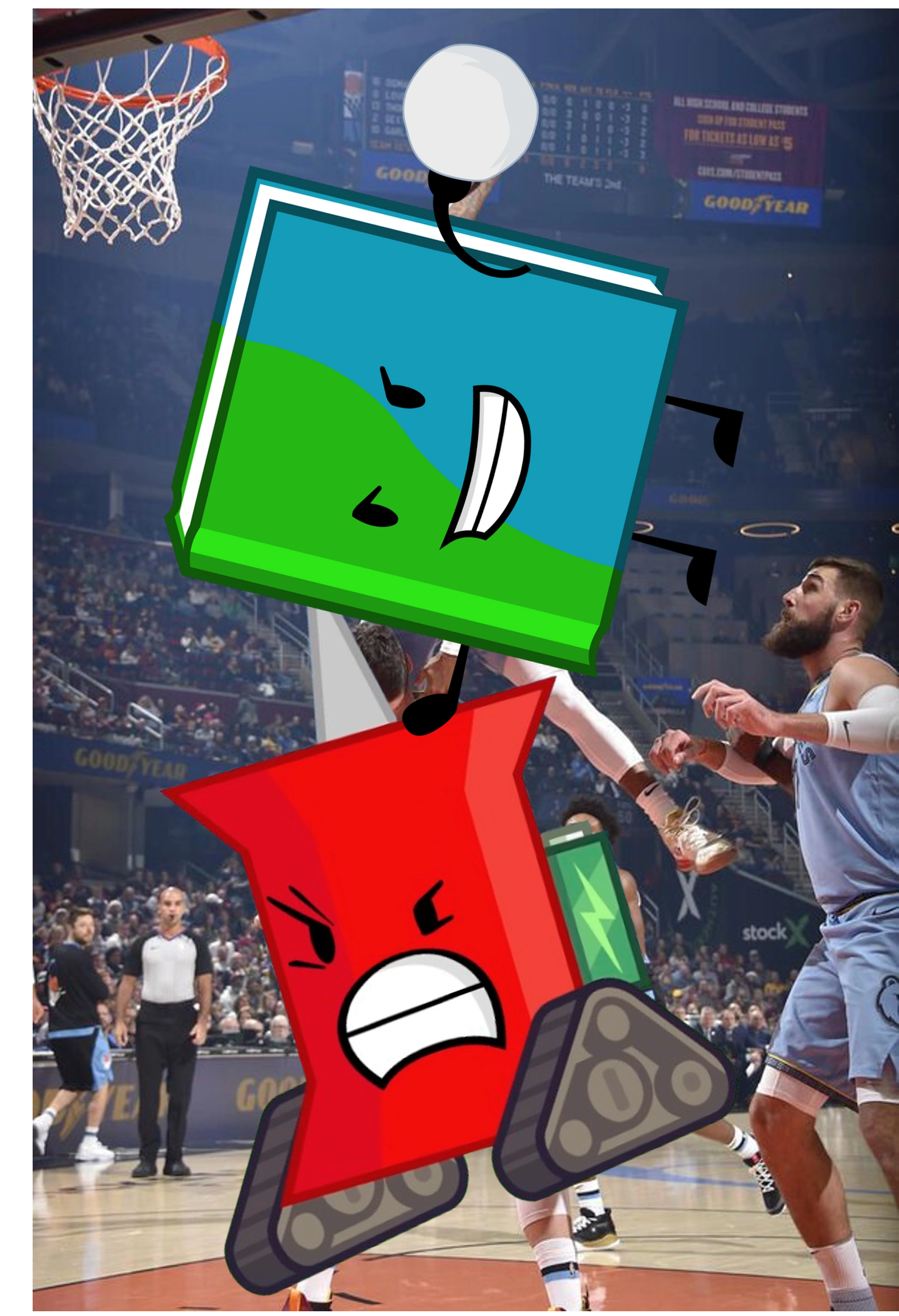 BFDIA 20: Book dunks on Pin | Fandom