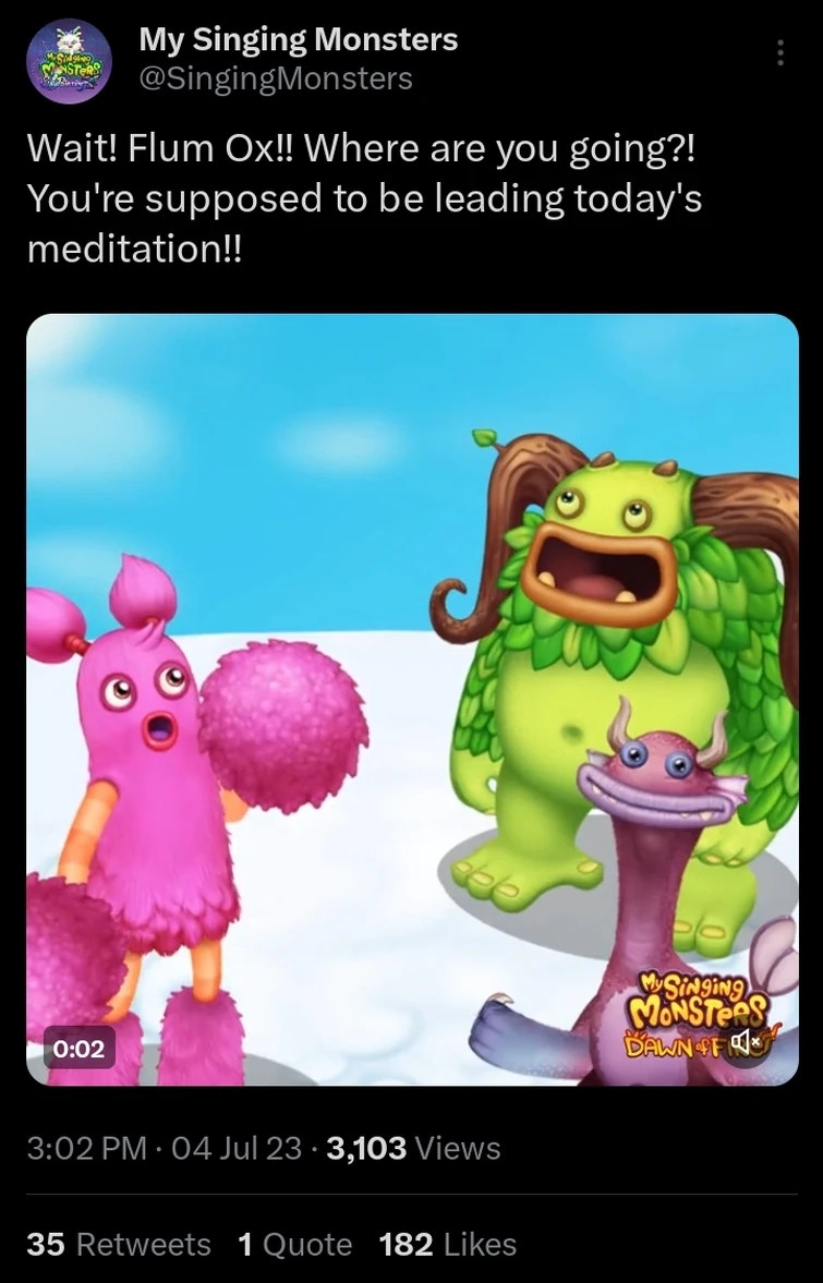 Thrumble is basically confirmed to have lesser sentience than other ...