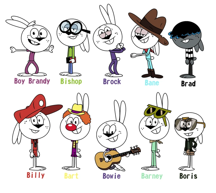 Loud Rabbit Sisters Drawings and their Genderbent Versions (Not from me ...