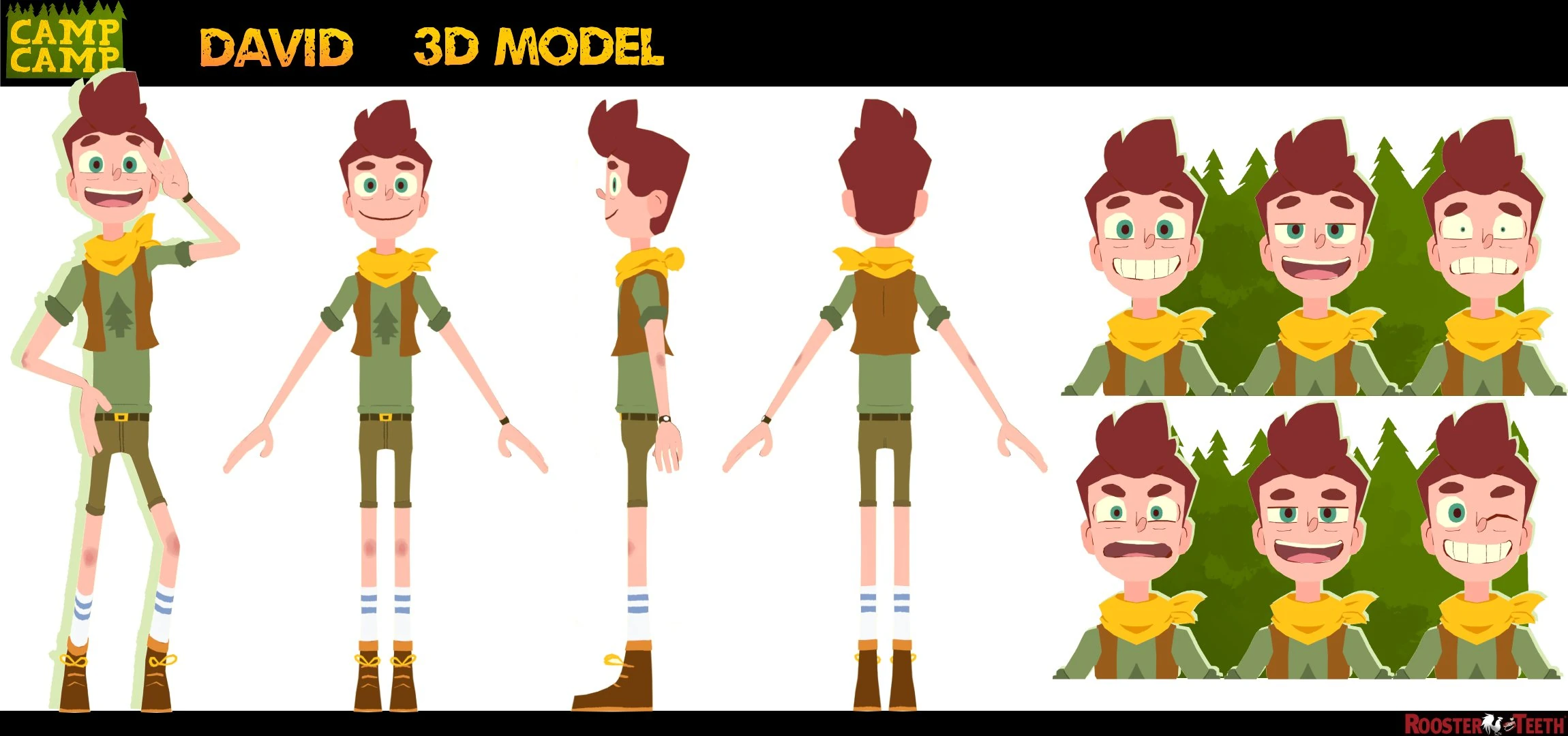 3D model for David, by Puppiii | Fandom