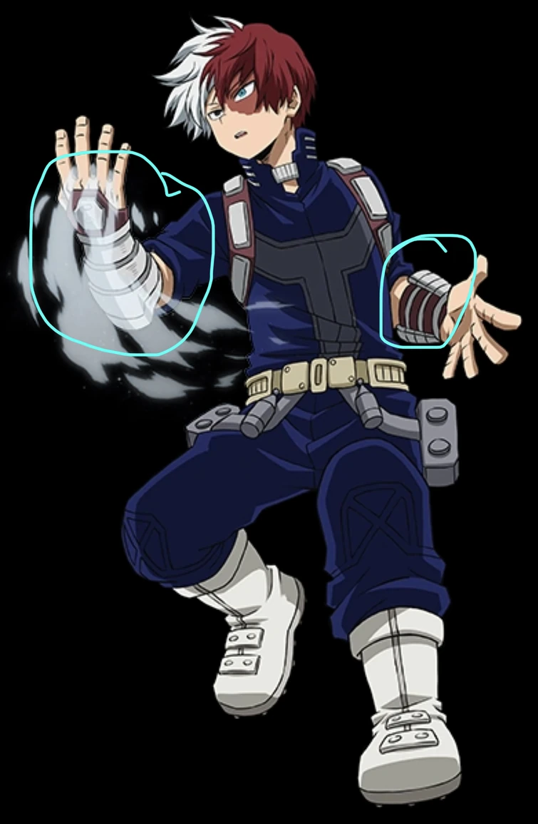 Shoto went from refusing to use his fire powers to having his costume ...