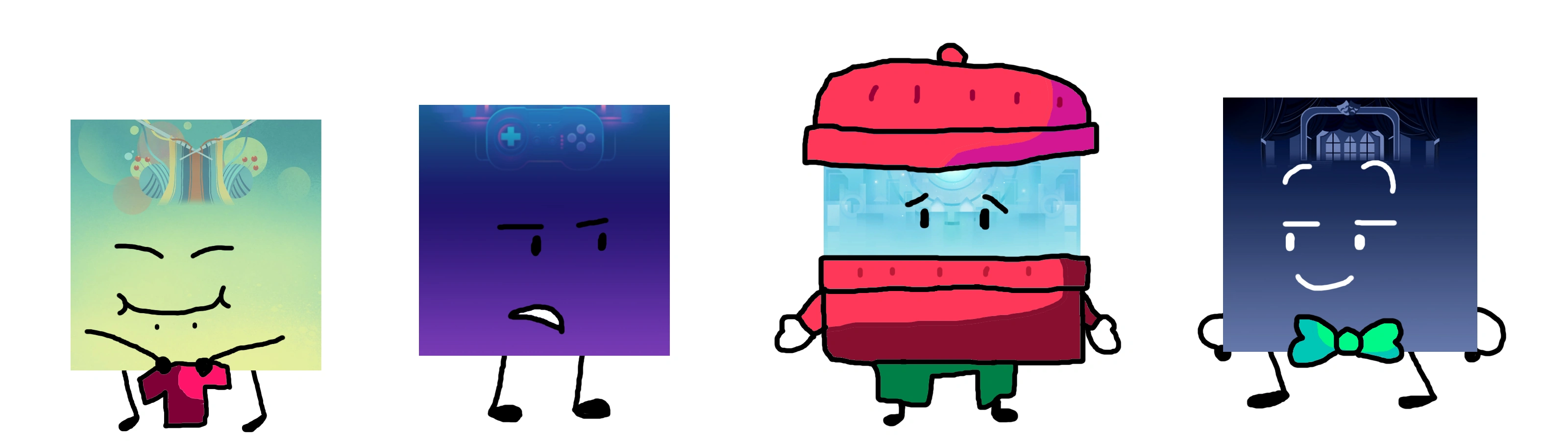 Knit Kingdom, Game Zone, Frozen Winter, and MNM as RSUV Characters | Fandom
