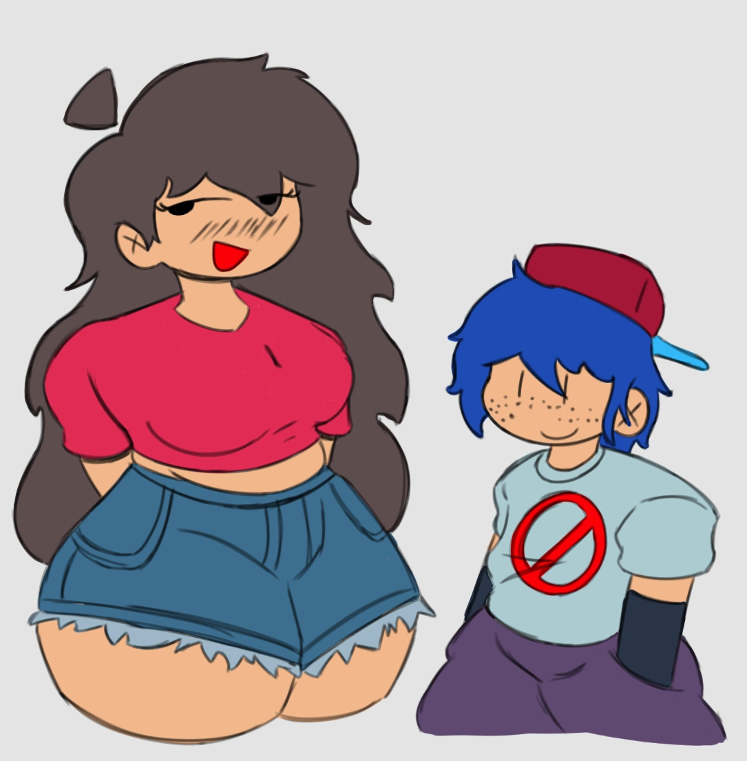 my bf and gf but colored | Fandom