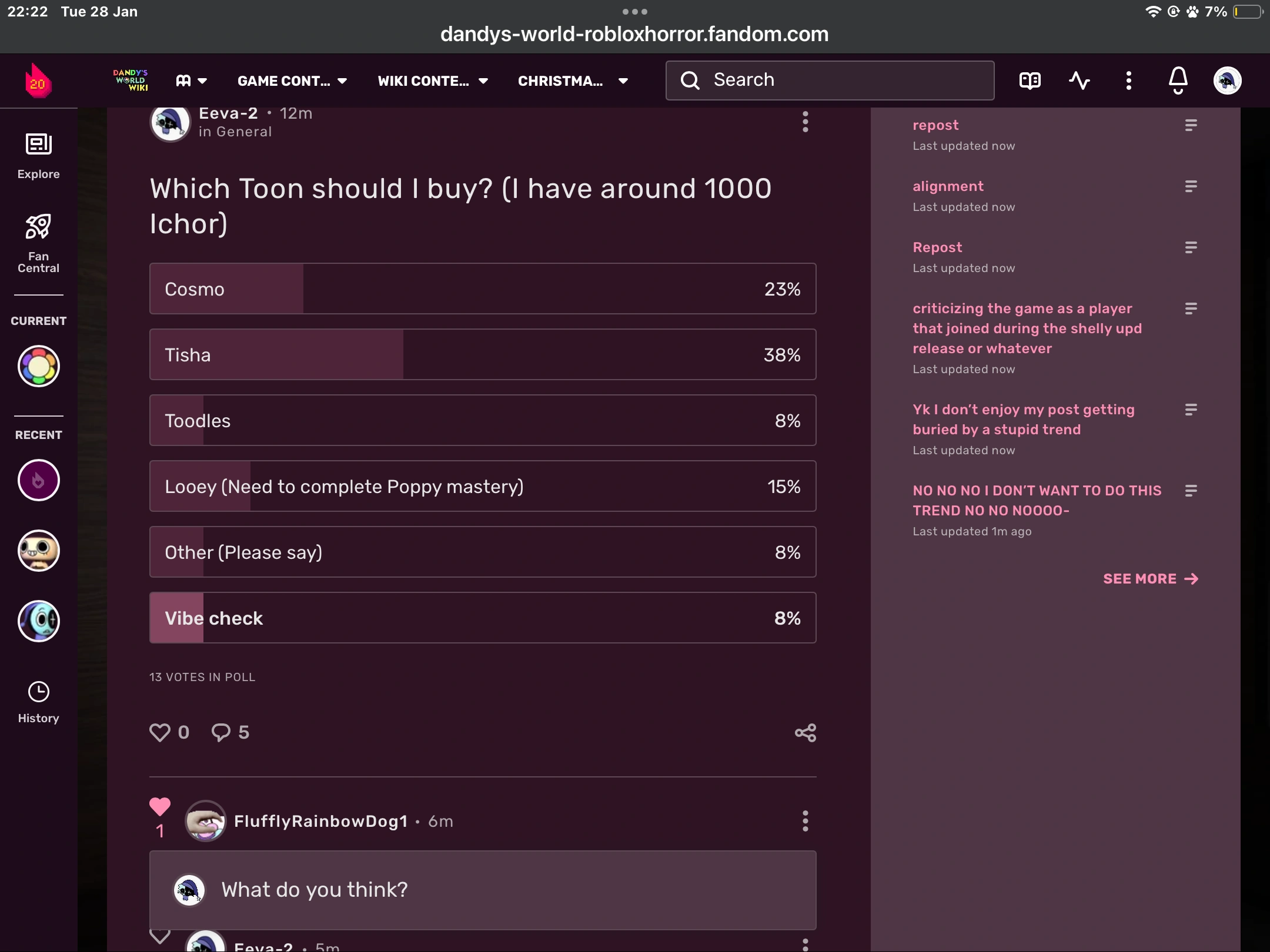 Why do you guys want to to get Tisha so much- | Fandom
