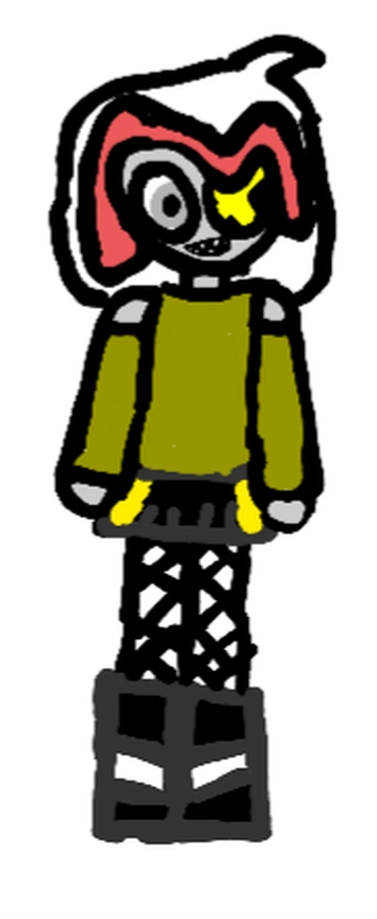 Weird af drawing I made of swap au Lute | Fandom
