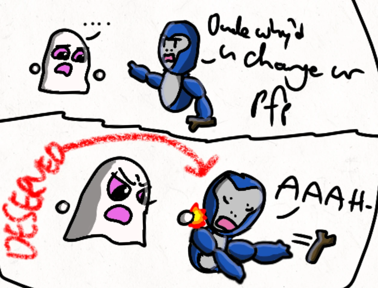 I deserved the punch | Fandom