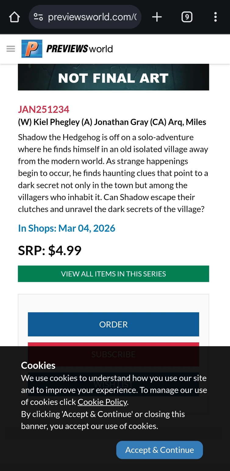 Ok im losing it. IDW Chasing Shadows is set for 2026 now | Fandom