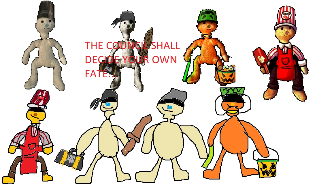 the buckethead bears shall decide your own fate... | Fandom