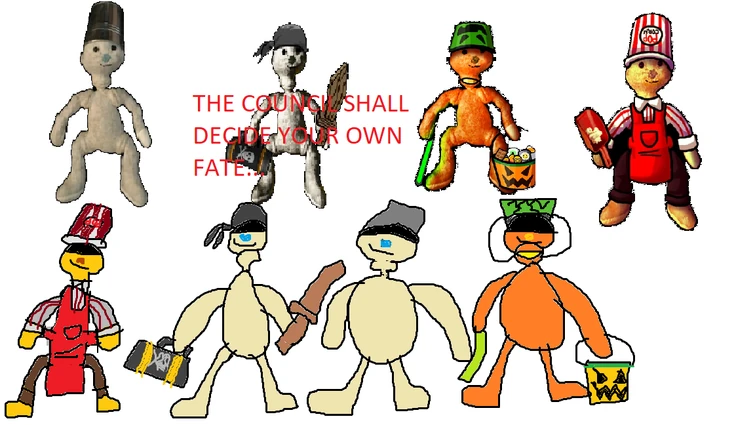 the buckethead bears shall decide your own fate... | Fandom
