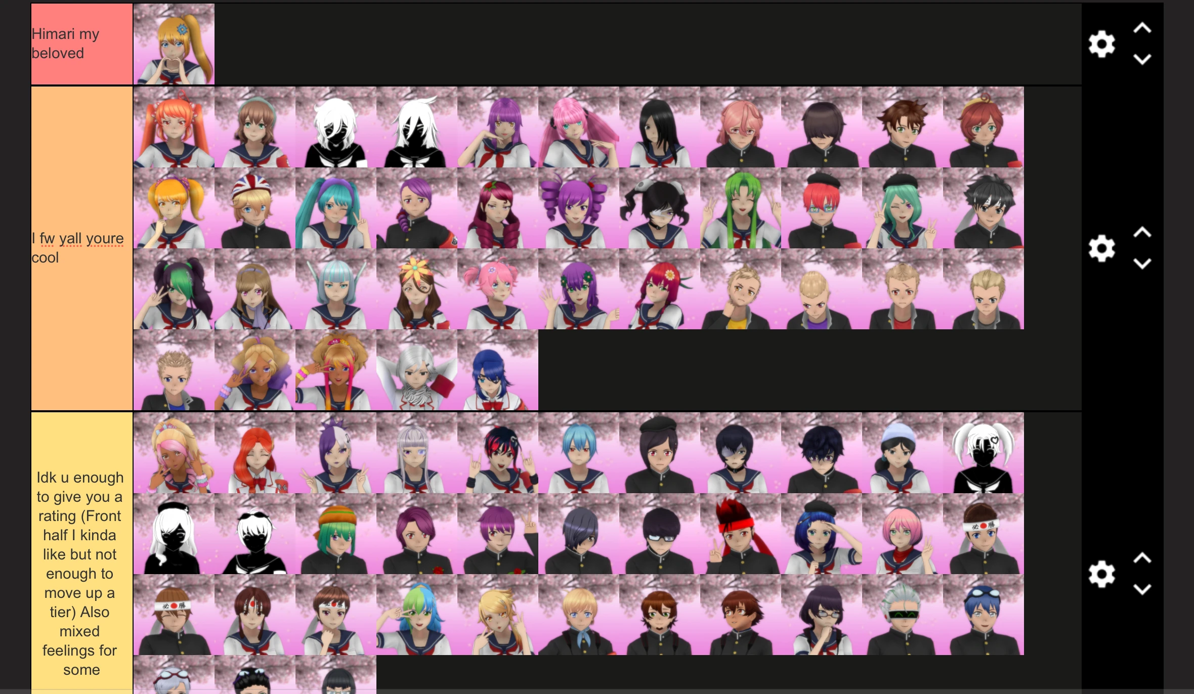 Yansim tier list (CONTROVERSIAL) | Fandom