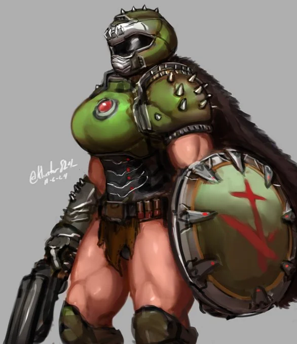 Dark Ages Female Doom Slayer (Fan Creation by khester824_) | Fandom