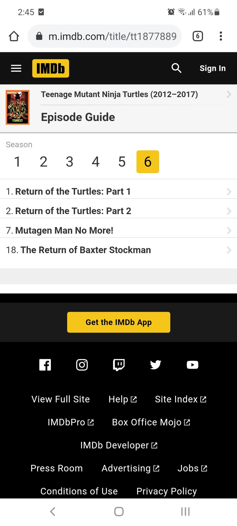 TMNT 2012 Season 6 | Fandom