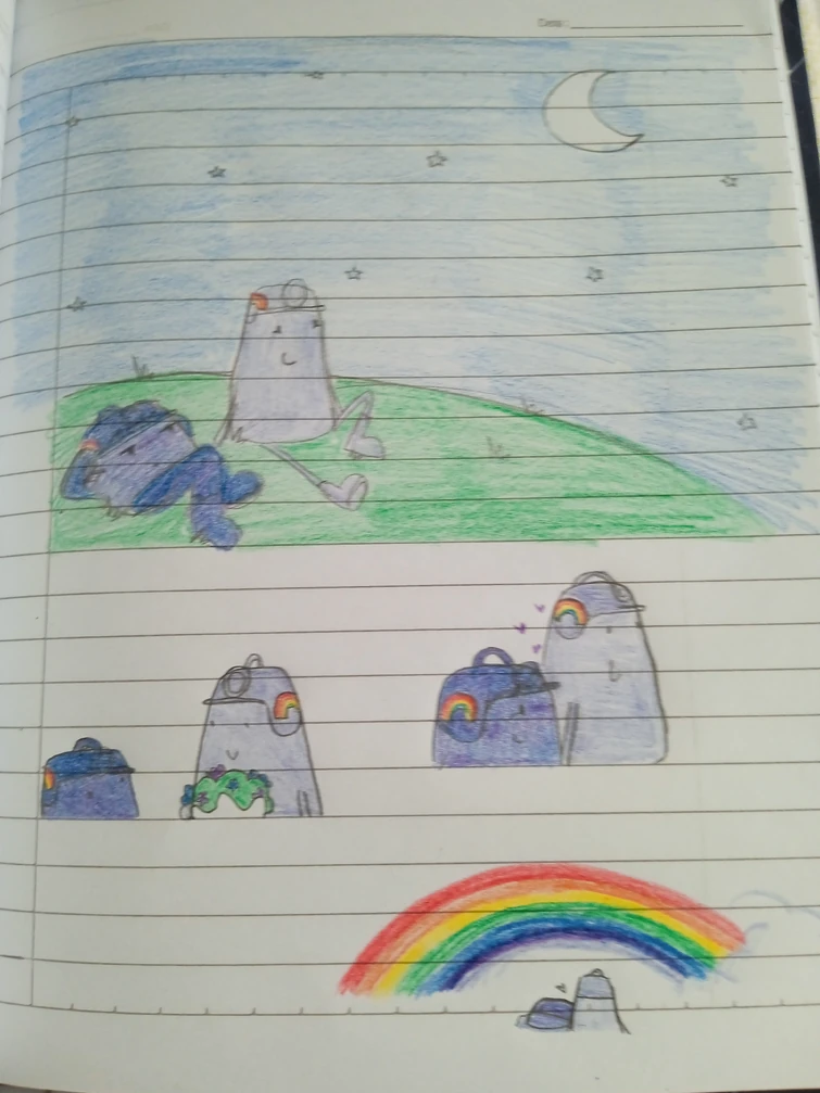 More Rainbow Chaser Couple art from yesterday, yippee | Fandom