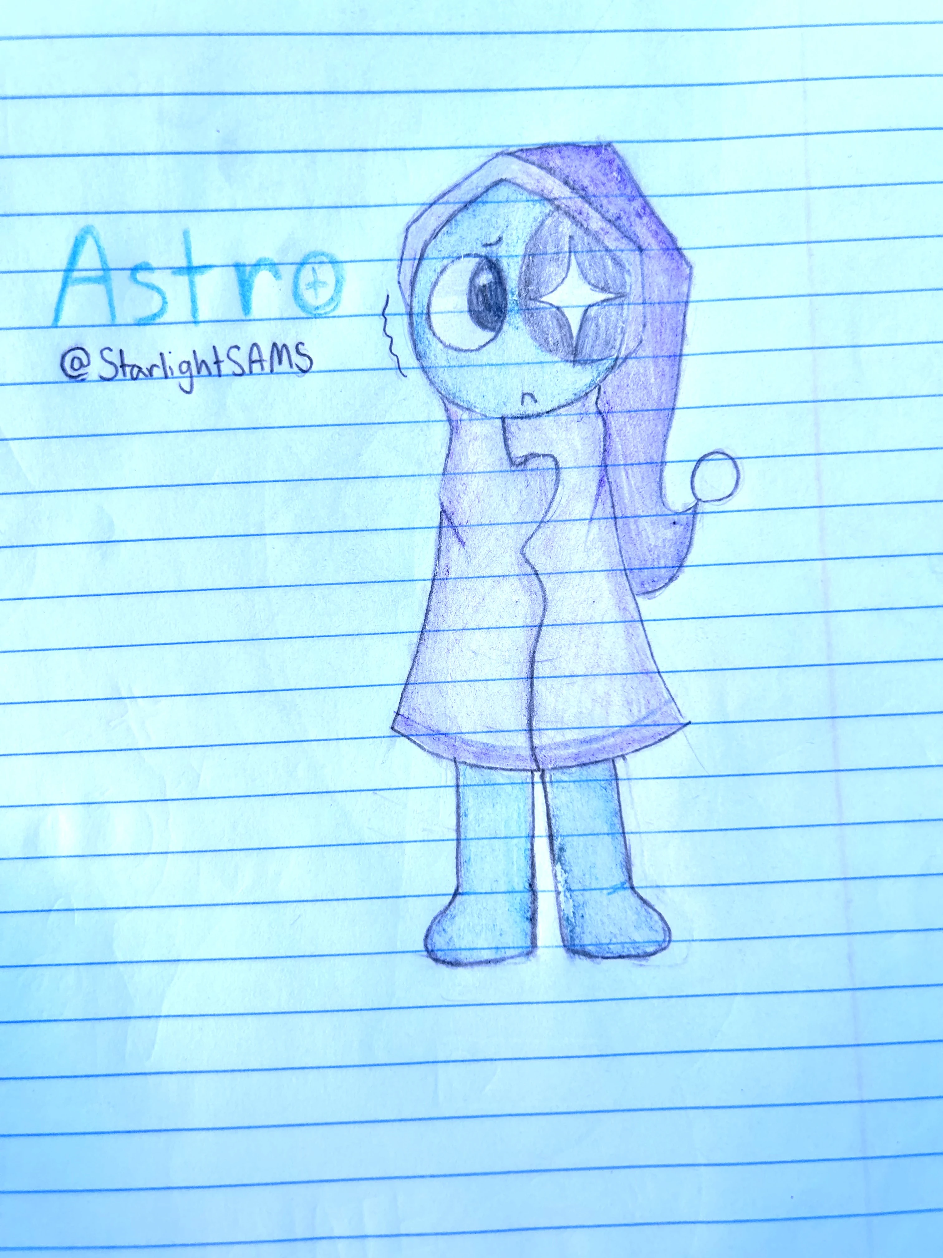 Astro drawing (colored) | Fandom
