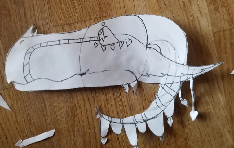 Cutting it out- dragon puppet idea | Fandom