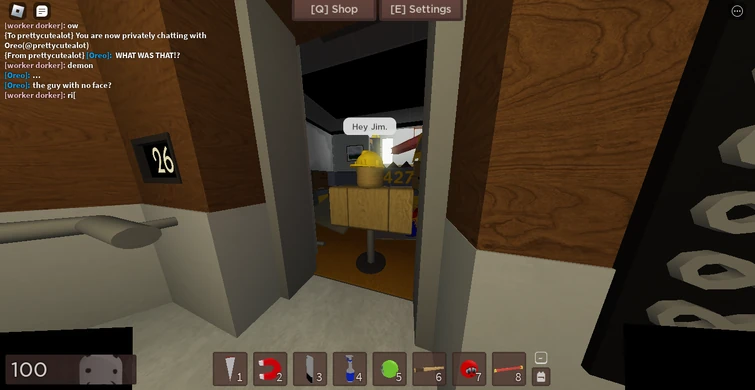 average elevator FT. faceless mark | Fandom