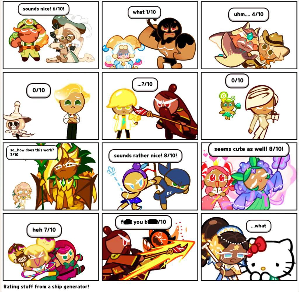 Rating cookie run ships from random ship generator! (Censored repost ...