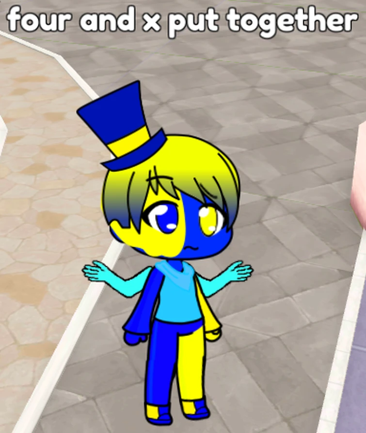 four and x put together in gacha online | Fandom