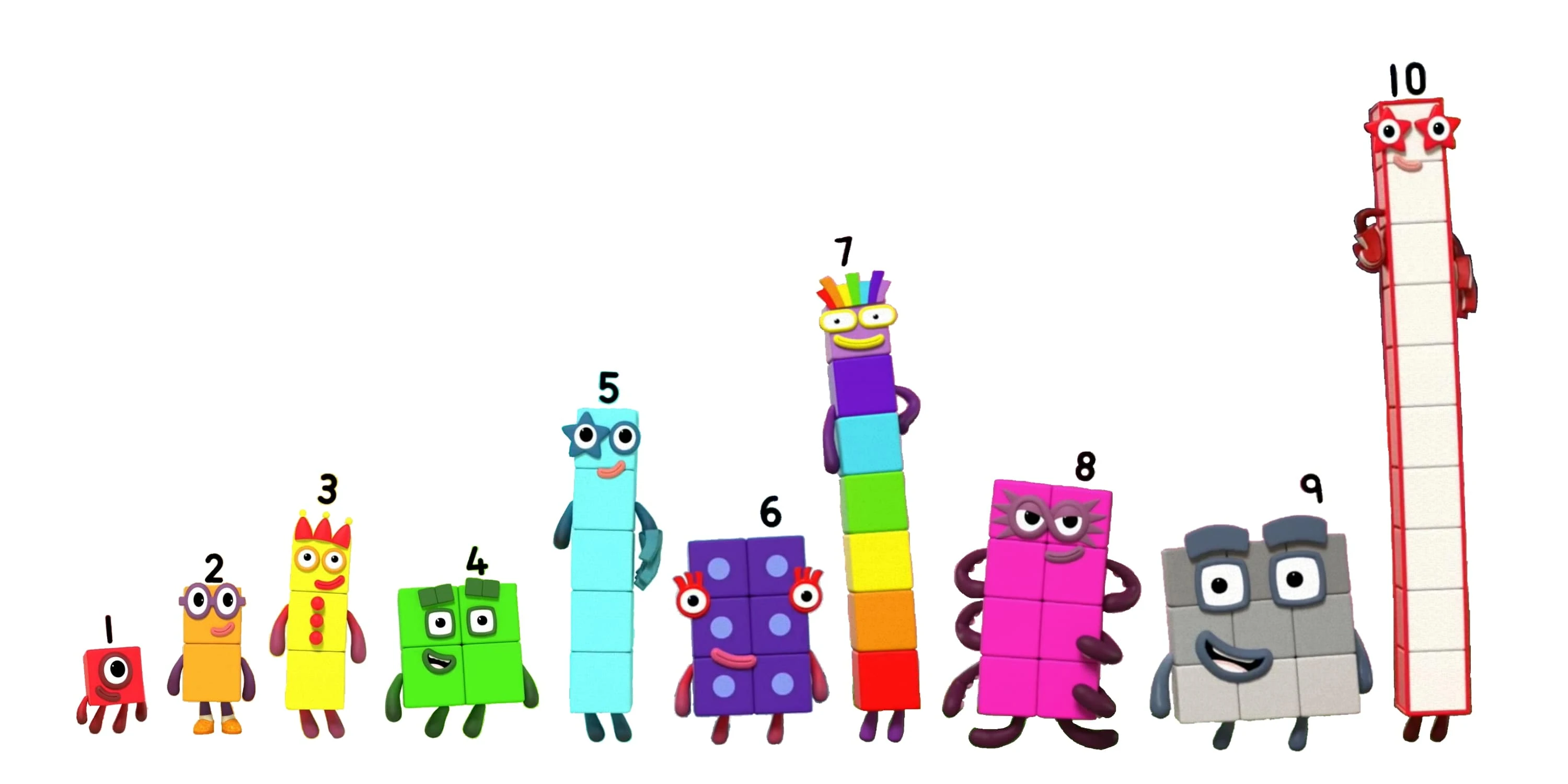 Today, I heard a girl watch Numberblocks at the bus. (Image somewhat ...