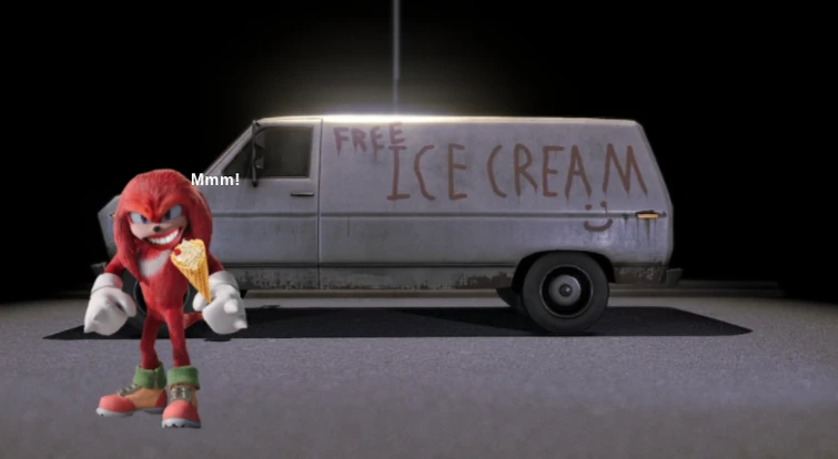 Knuckles loves ice cream (art by JocelynMinions) | Fandom