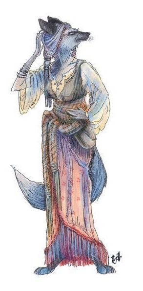 Werefox (Foxwoman) | 2e D&D Wiki | Fandom