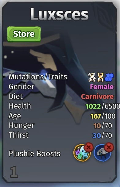 Selling/trading shimglim luxsces w/ max stamina trait | Fandom