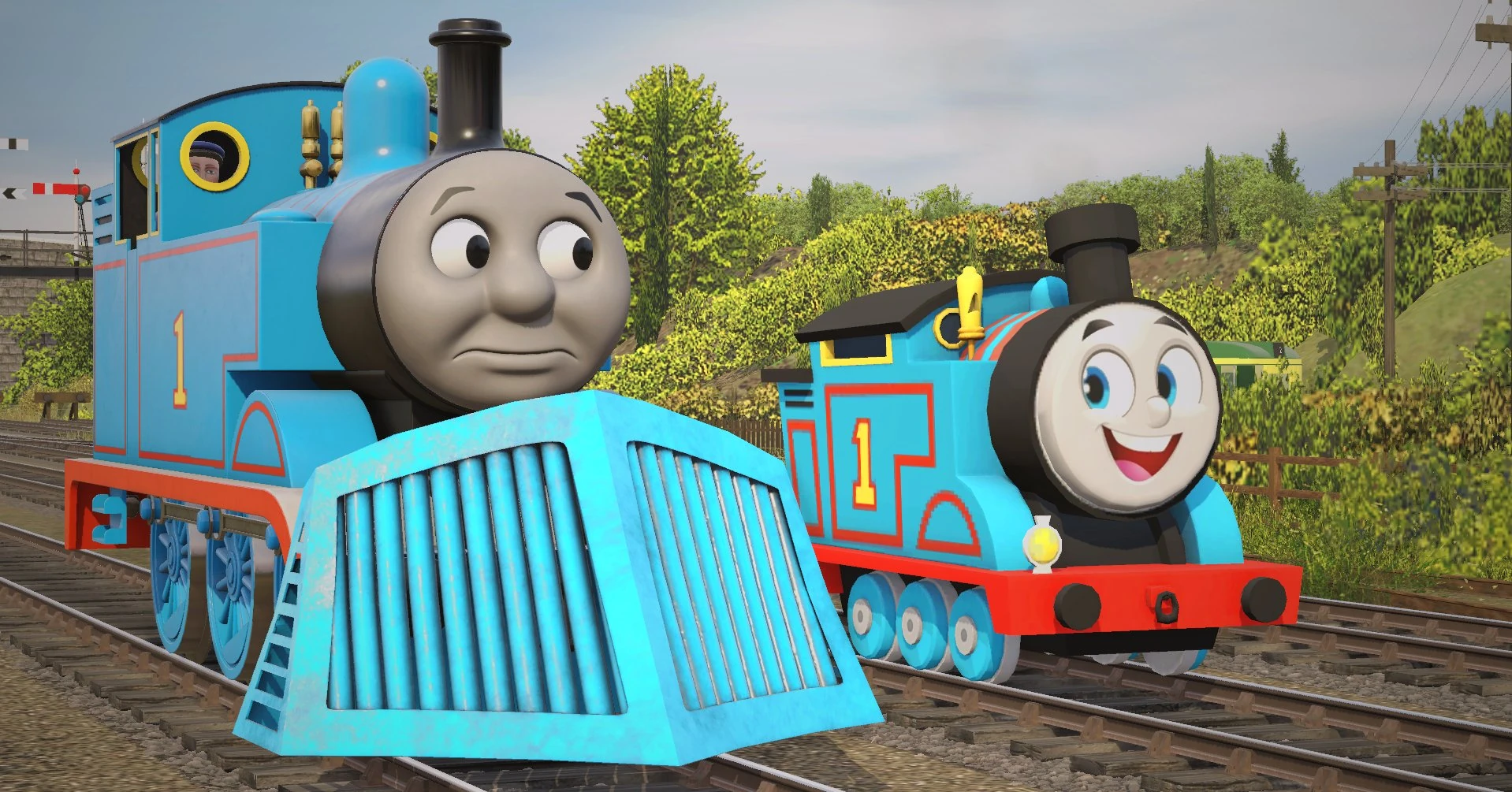 Aeg Thomas shows OG Thomas how to have fun with his Snow plow . CREDIT ...